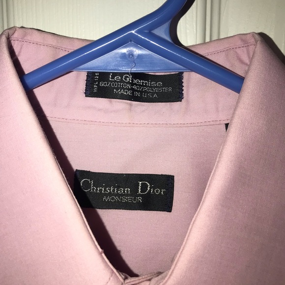 Dior | Shirts | Christian Dior Button Down Dress Shirt Size 533 | Poshmark